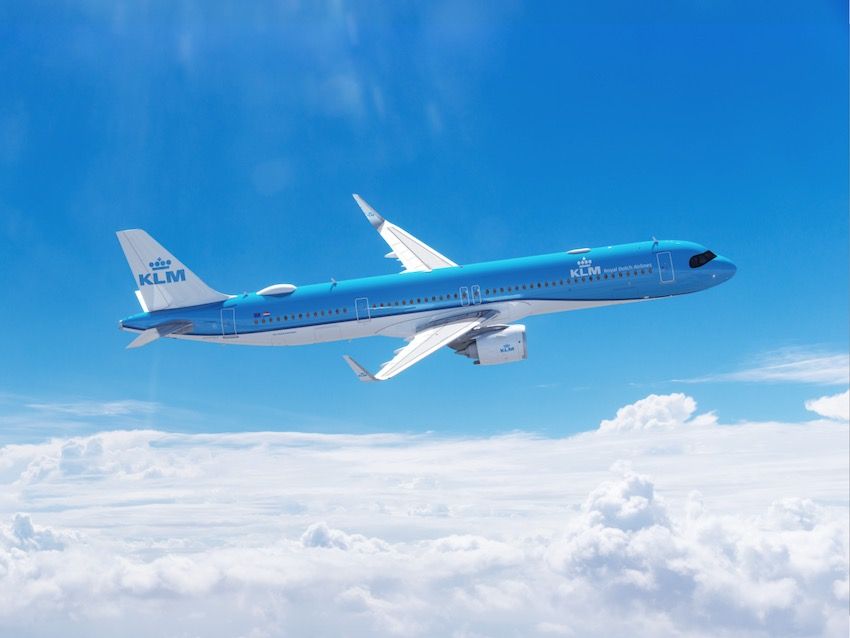 KLM reveals new A321neo livery | Business Travel News Europe
