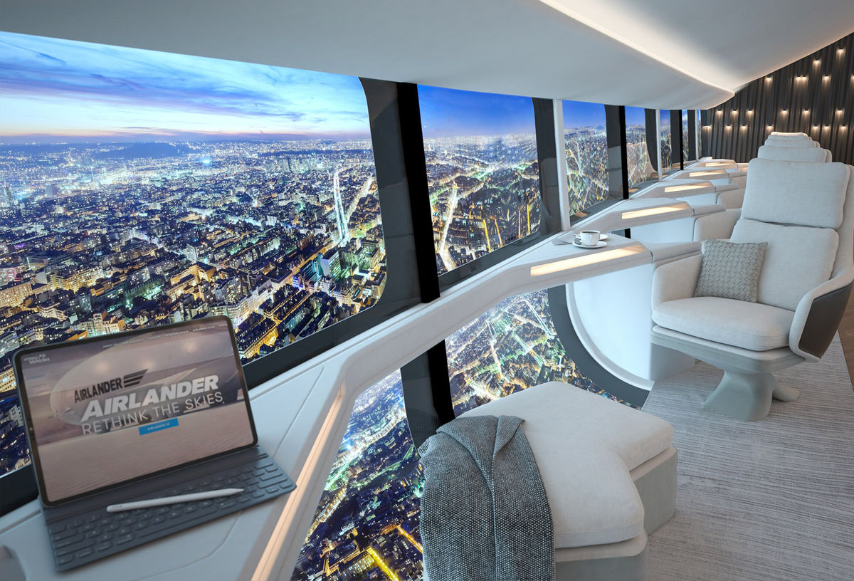 Hybrid airship company unveils cabin designs | Business Travel News Europe
