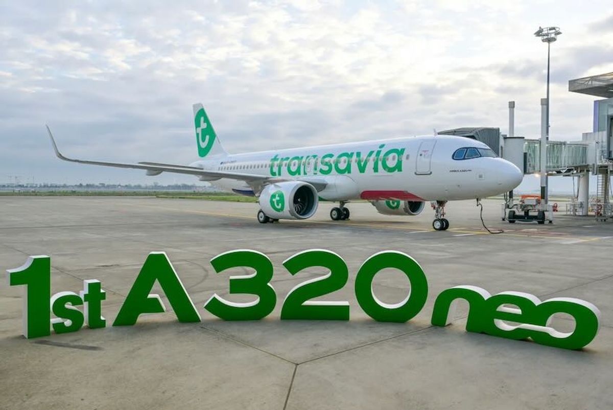 Transavia France takes delivery of first A320neo | Business Travel News ...