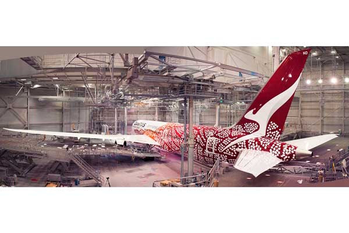 Qantas unveils special indigenous aircraft livery | Business Travel ...