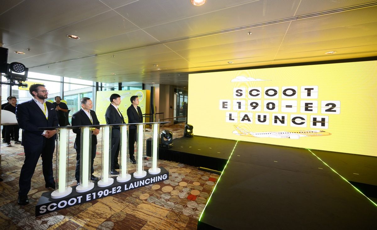 Scoot takes off with first Embraer E190-E2 | Meetings & Conventions Asia