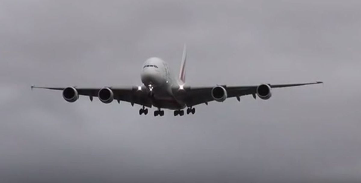 WATCH: World's Largest Passenger Plane Performs Crab Landing | TravelPulse