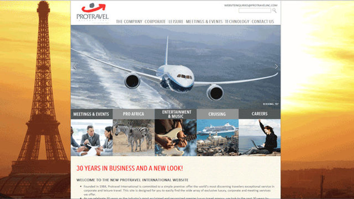 Protravel International Unveils More User-Friendly Website | TravelPulse