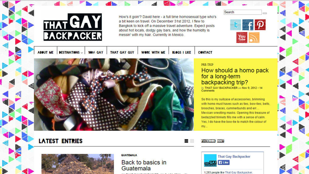 Travel Blog of the Day: That Gay Backpacker | TravelPulse