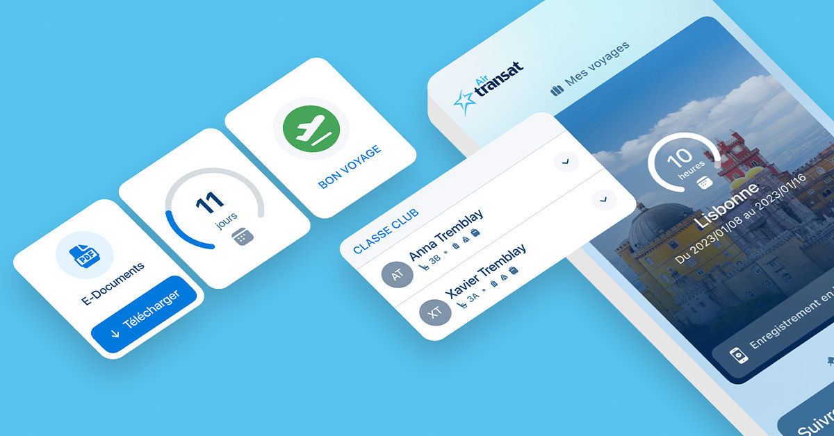 L'application mobile d'Air Transat fait peau neuve | TravelPulse Quebec
