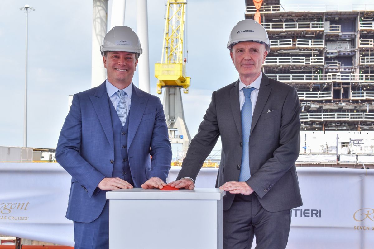 Keel Laid on Regent Seven Seas Cruises' Newest Ship | TravelPulse Keel Laid on Regent Seven Seas Cruises' Newest Ship | TravelPulse