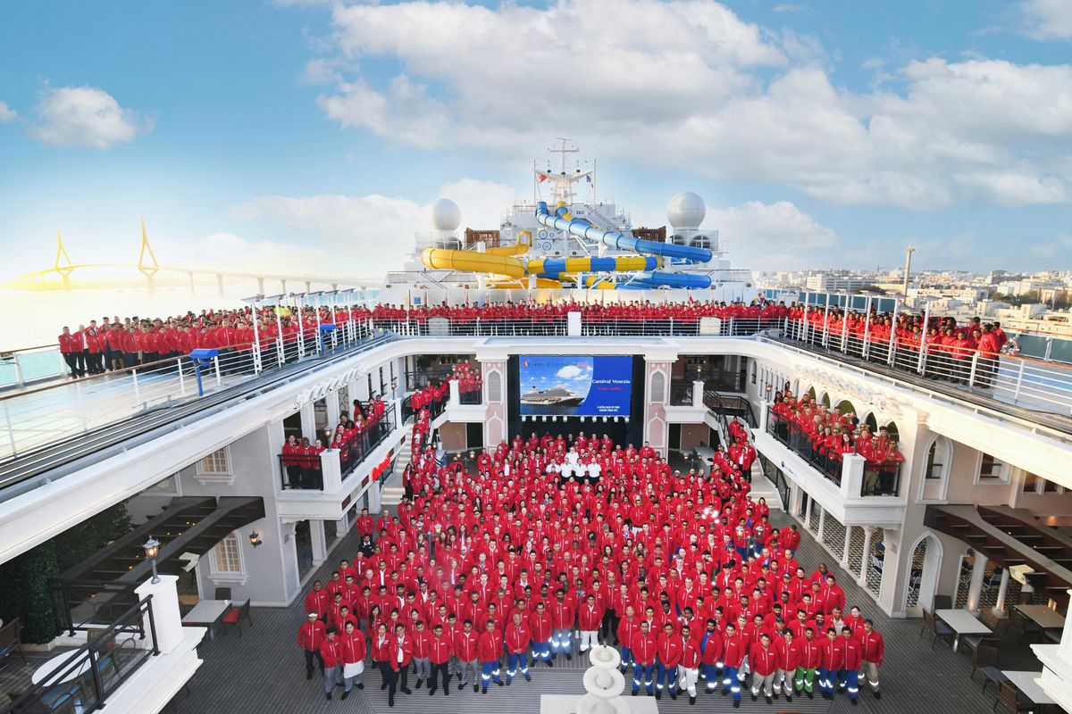 Le Carnival Venezia accueille ses premiers passagers pour une croisière ...