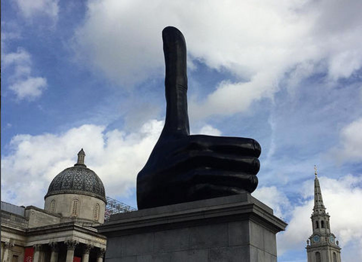 What's So Funny About London's New Fourth Plinth Sculpture? | TravelPulse