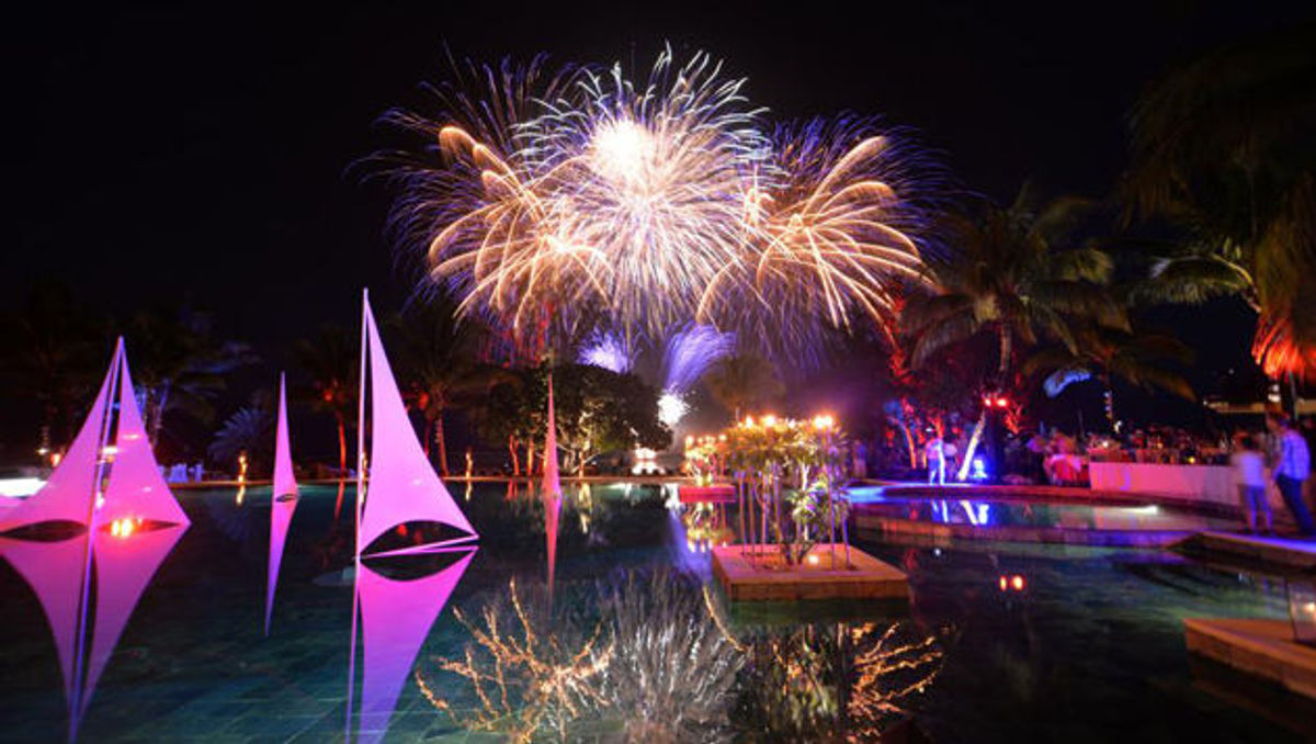 VIDEO: Fireworks, Acrobats, Amazement at Outrigger Mauritius Opening ...