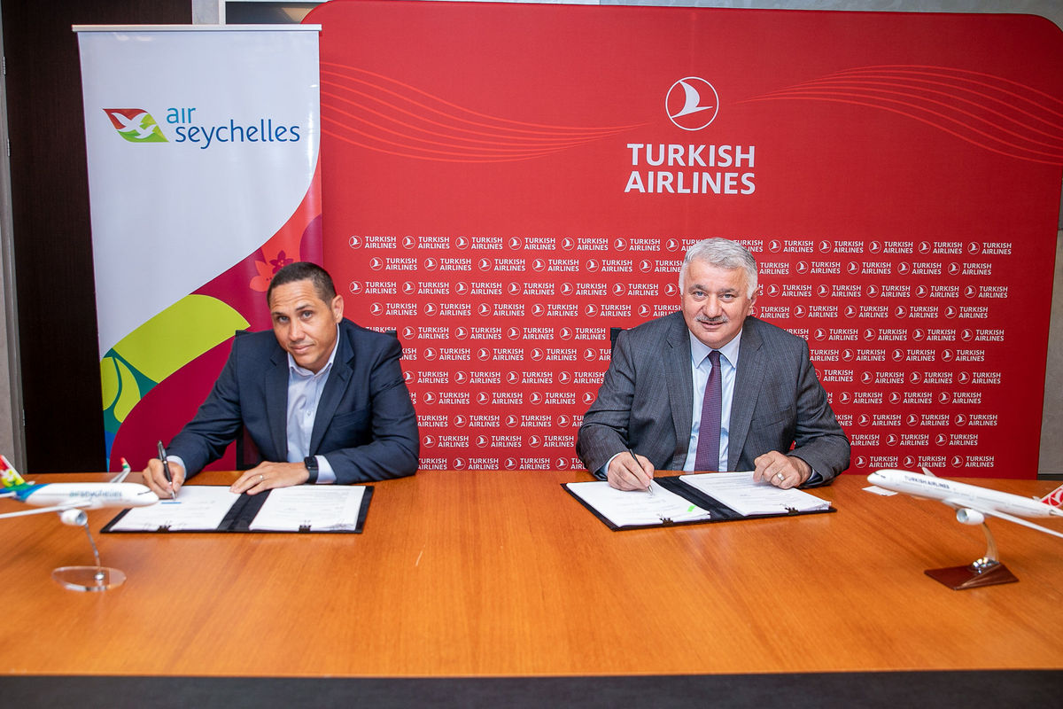 Turkish Airlines et Air Seychelles ont signé une entente de partage de ...