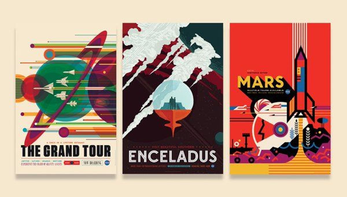 Pack Your Space Boots For These Amazing NASA Space Tourism Posters ...