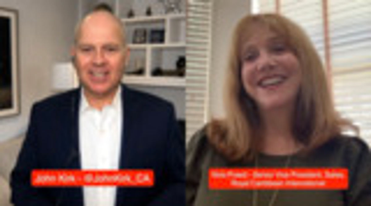 John Kirk Talks Travel with Vicki Freed Royal Caribbean International ...