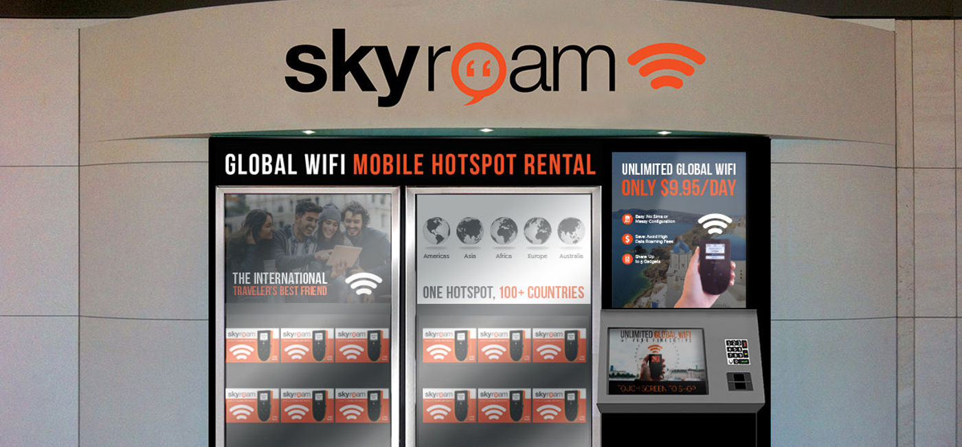 Grab Some Internet At These Skyroam Airport Vending Machines | TravelPulse