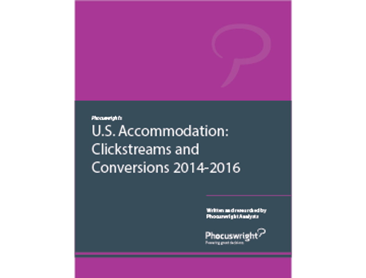 U.S. Accommodation: Clickstream & Conversion Highlights 2014-2016: Phocuswright