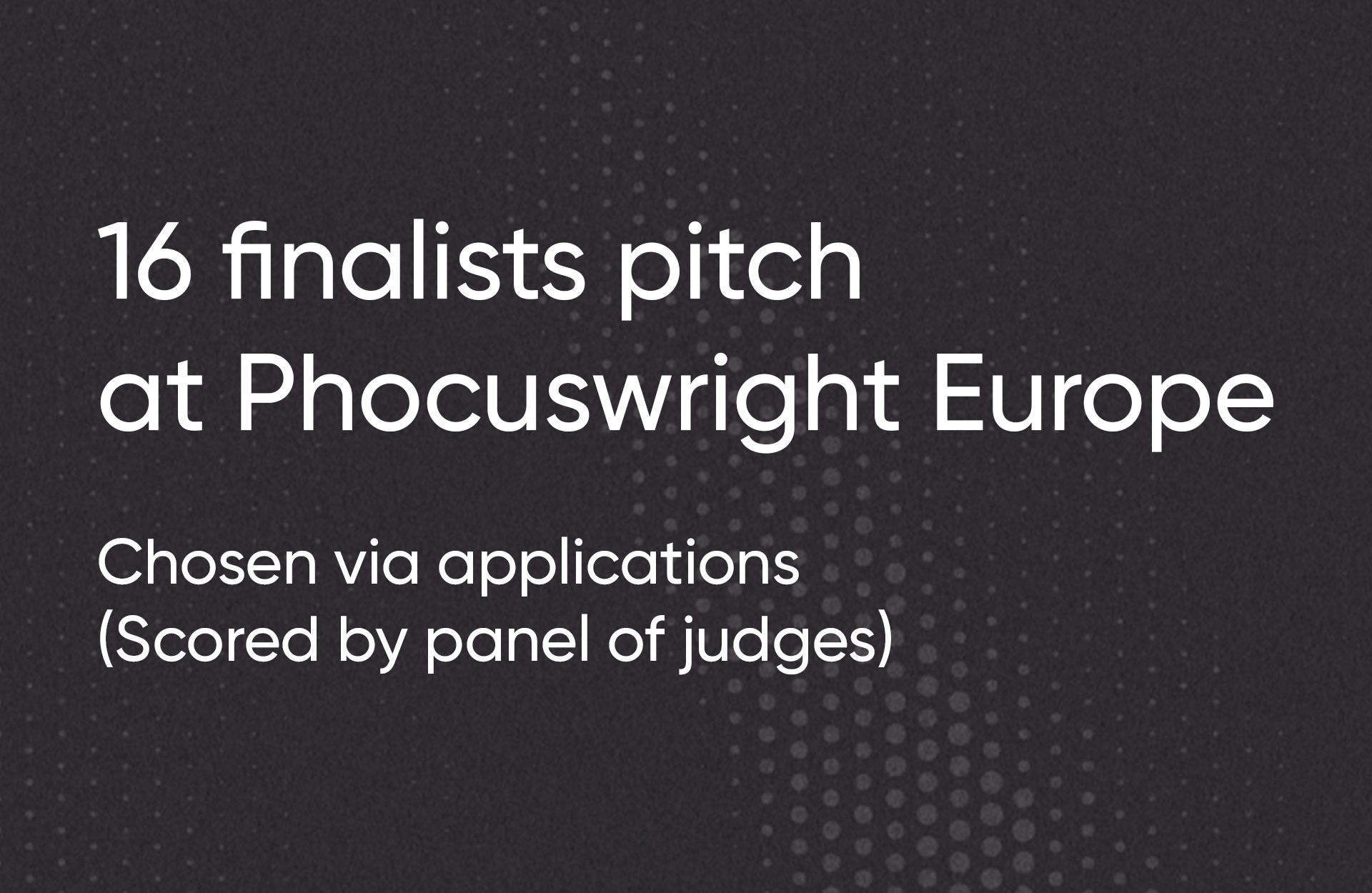 Global Startup Pitch | Phocuswright Europe 2026: 16-17 June 2026, Barcelona, Spain