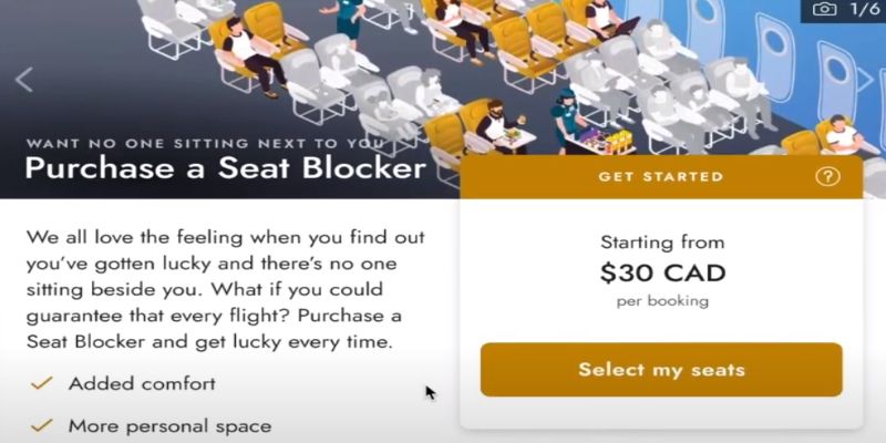 Another ancillary revenue for airlines: seat-blocking tech during a ...