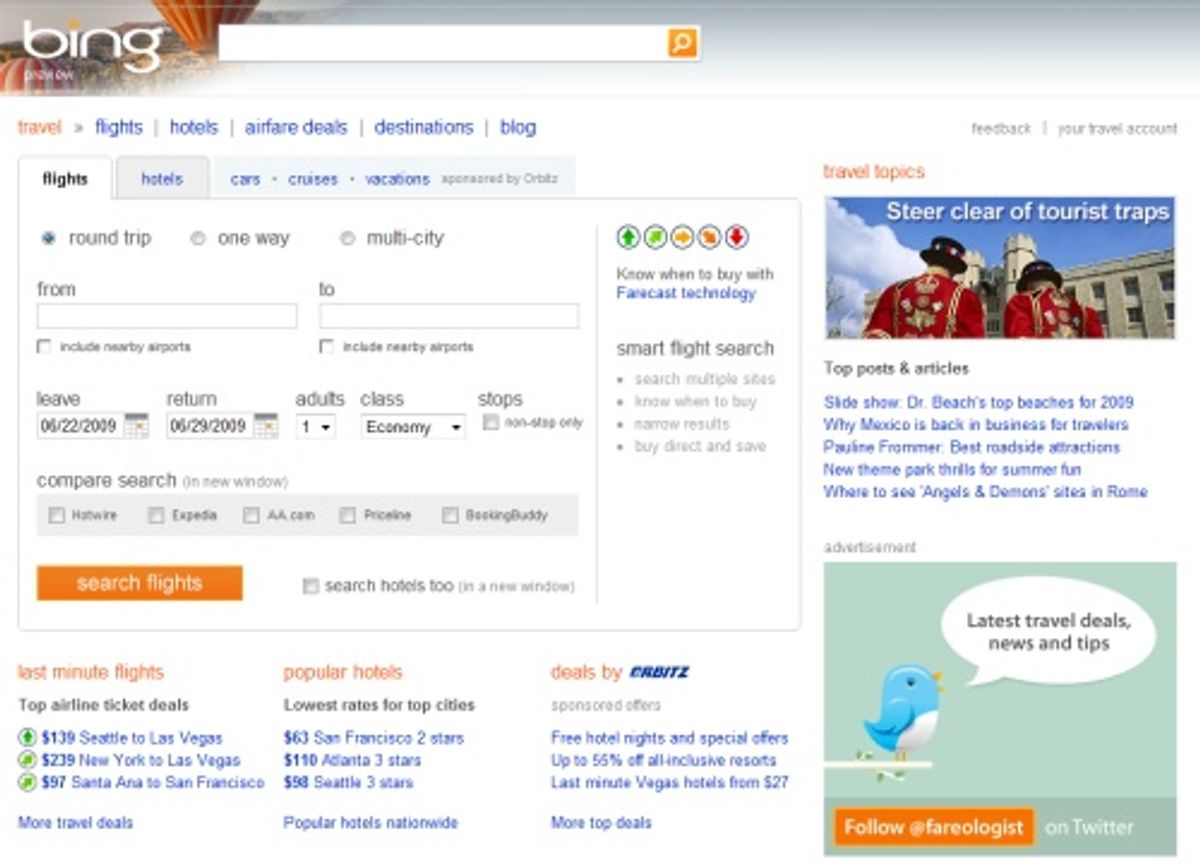 No Bing Travel-Farecast launch in Europe this year | PhocusWire