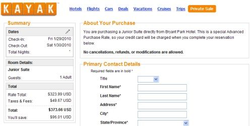 Kayak goes public with Private Sale hotels, rewriting metasearch ...