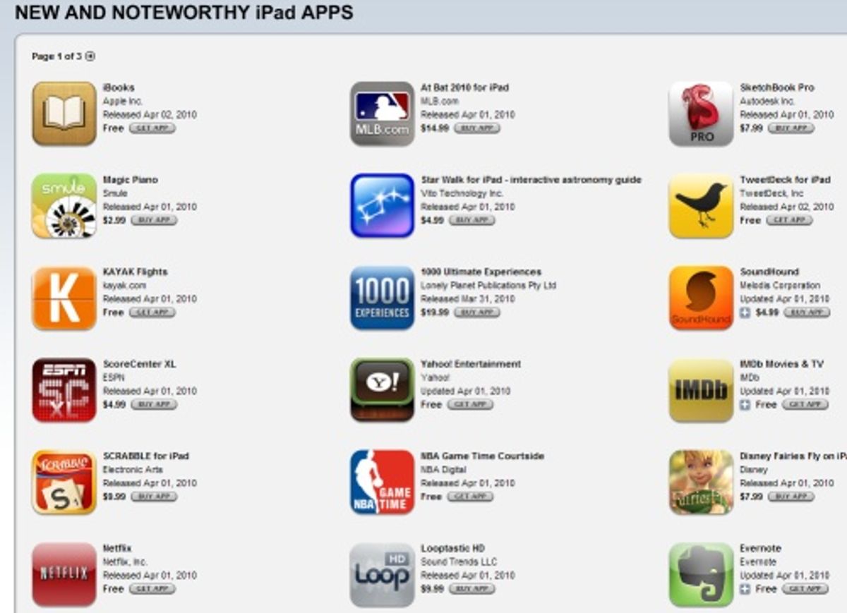 Kayak, Mobiata size up the iPad transition and like the design freedom ...
