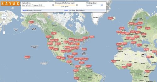 Kayak explores map-based search for air, hotels, activities | PhocusWire