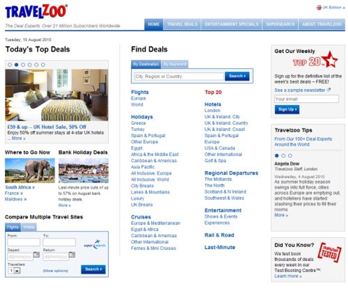 Travelzoo overhauls UK site, Germany next on makeover schedule | PhocusWire
