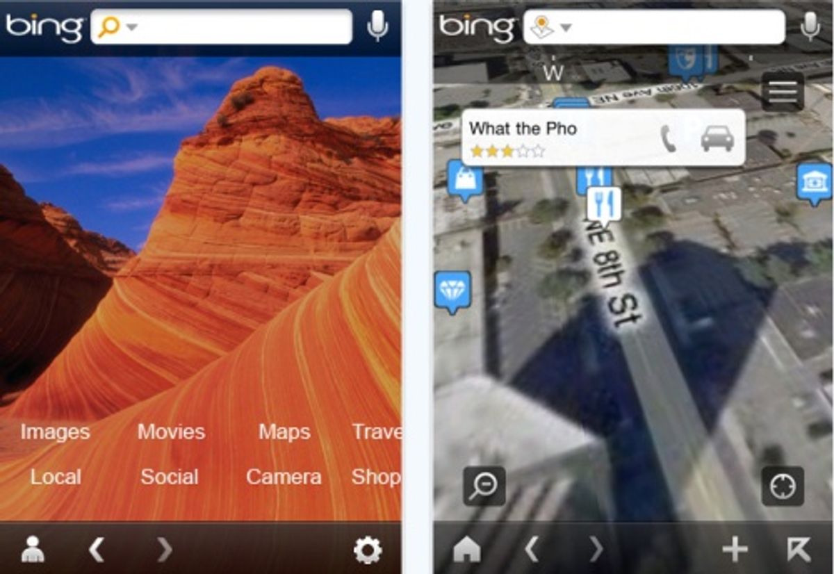 Bing Travel debuts in Bing iPhone app | PhocusWire