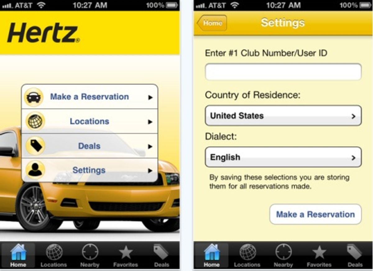 Hertz Europe debuts kiosks, iPhone app | PhocusWire