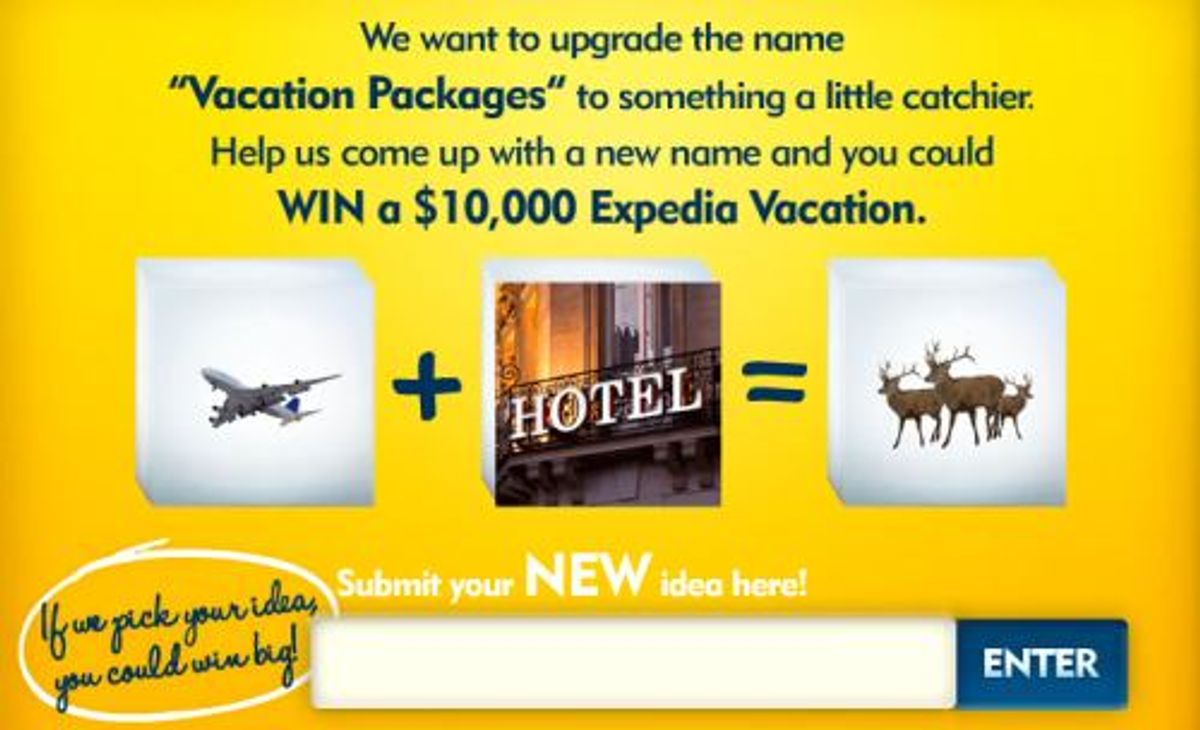 Expedia wants Facebook fans to find better name for package products ...