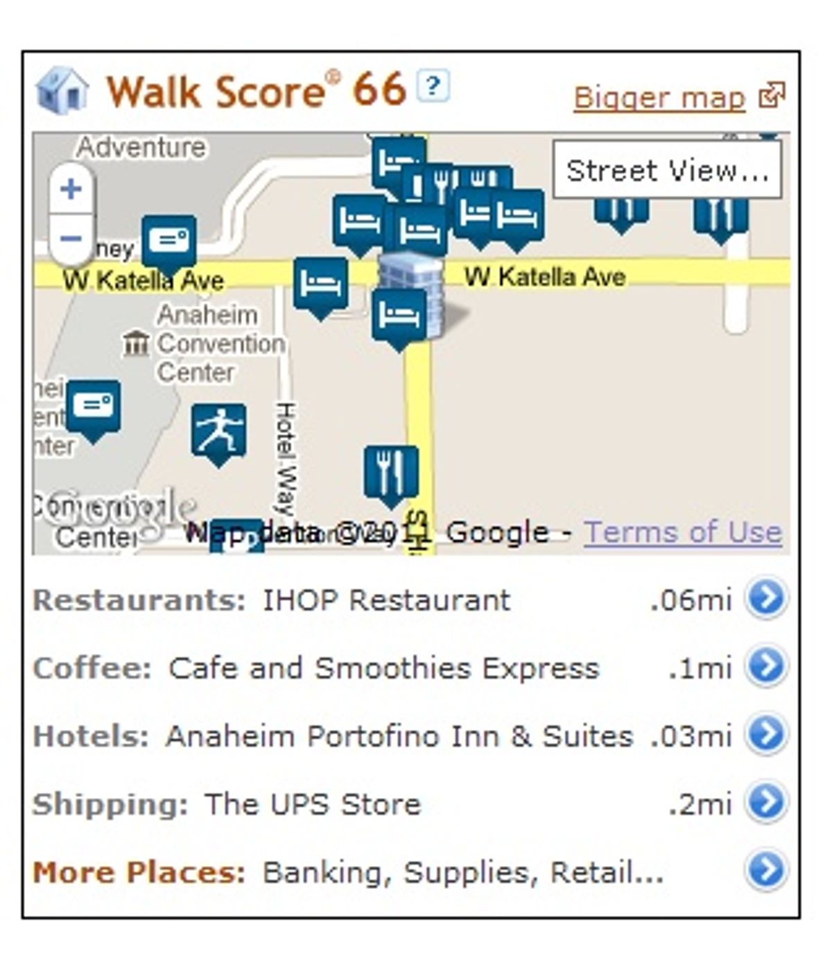 One small step for Expedia and AARP -- hotel Walk Scores | PhocusWire