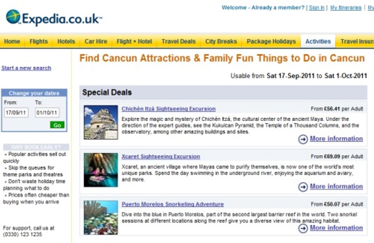 Expedia to grow tour and activity channel, no more palm trees and price ...