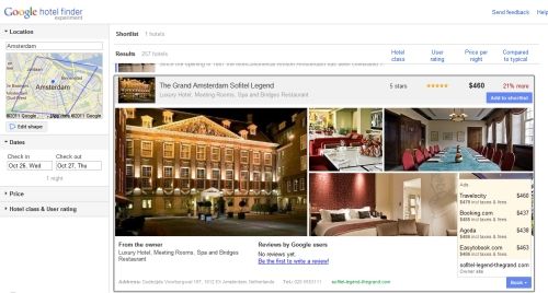 Google extends Hotel Finder tool beyond US destinations | PhocusWire