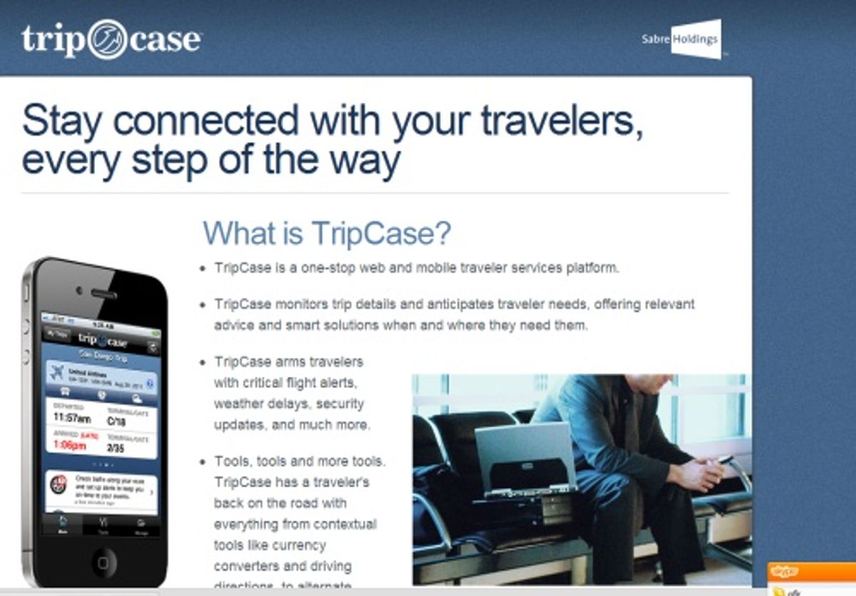 Sabre integrating booking, corporate travel features into TripCase ...