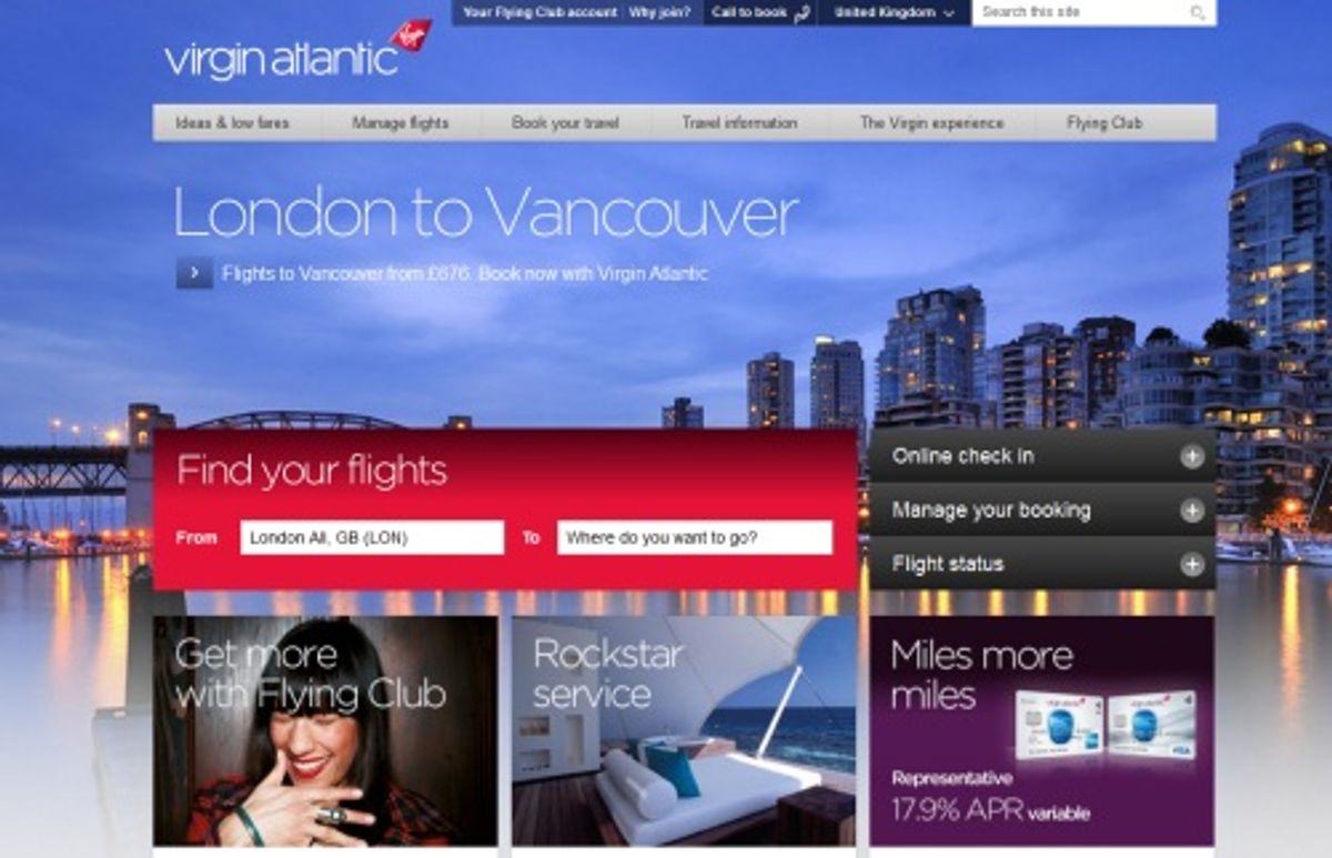 Virgin Atlantic unveils new website, keeps quiet on stalled Vtravelled ...