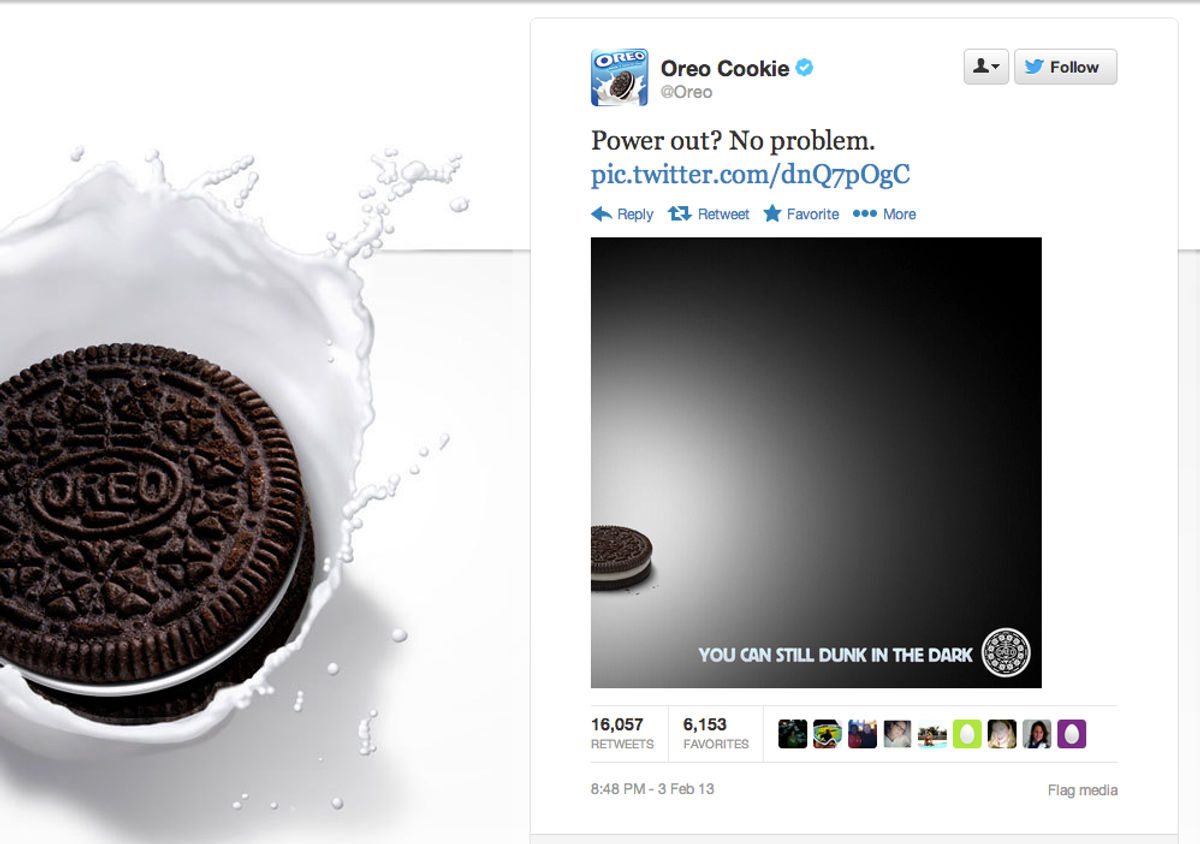 What travel can learn from American cookie brand Oreo's best tweet ever ...