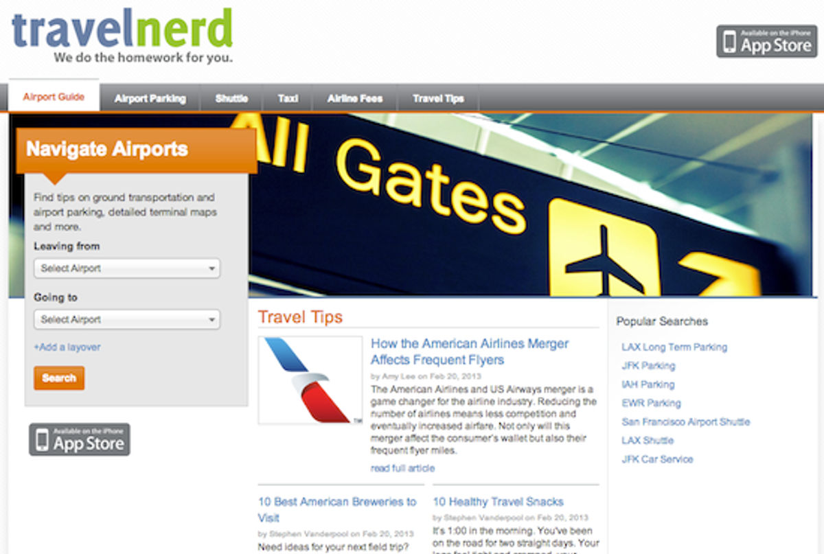 TravelNerd promises to do all airport related homework for you | PhocusWire