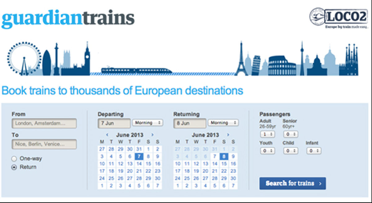 Loco2 powers new Guardian Trains booking tool | PhocusWire