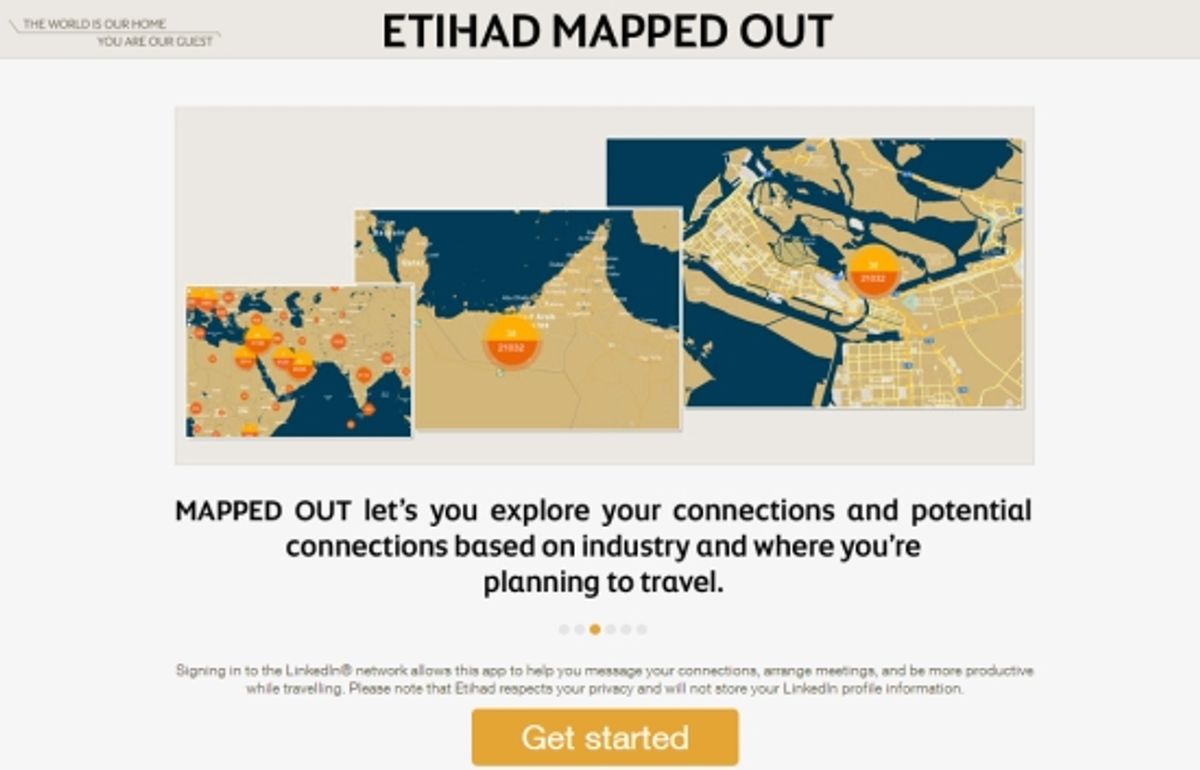 Etihad teams with LinkedIn for online mapping tool | PhocusWire