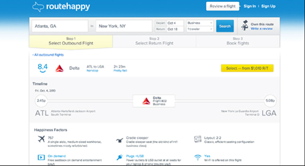 Update on Routehappy's innovation in flight meta search | PhocusWire
