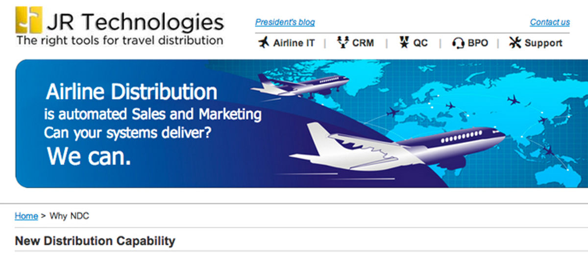 JR Technologies sees IATA's NDC as its path to revenue growth | PhocusWire