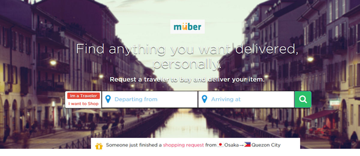 Startup pitch: Muber wants to turn travellers into personal Amazon ...