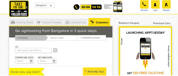 Taxi booking service TaxiForSure raises $10 million | PhocusWire