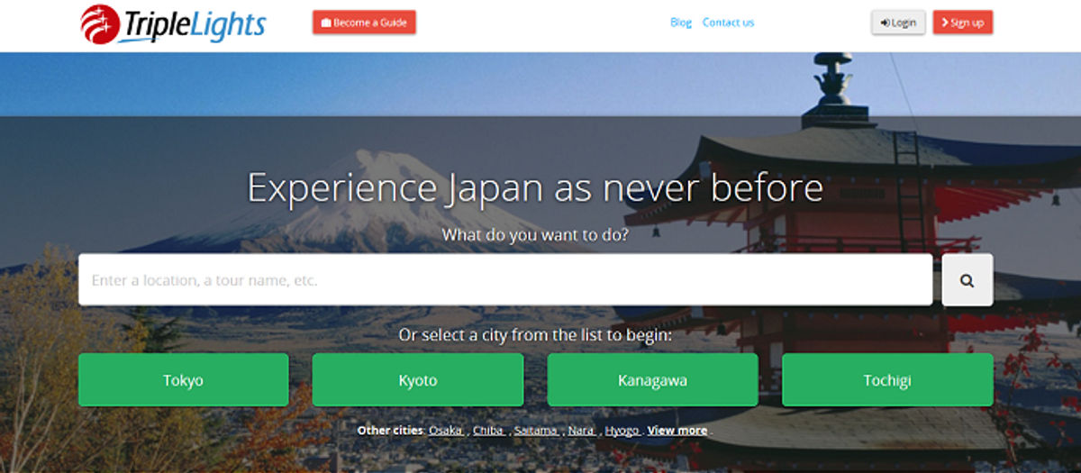 Startup pitch: TripleLights connects foreign visitors with professional ...