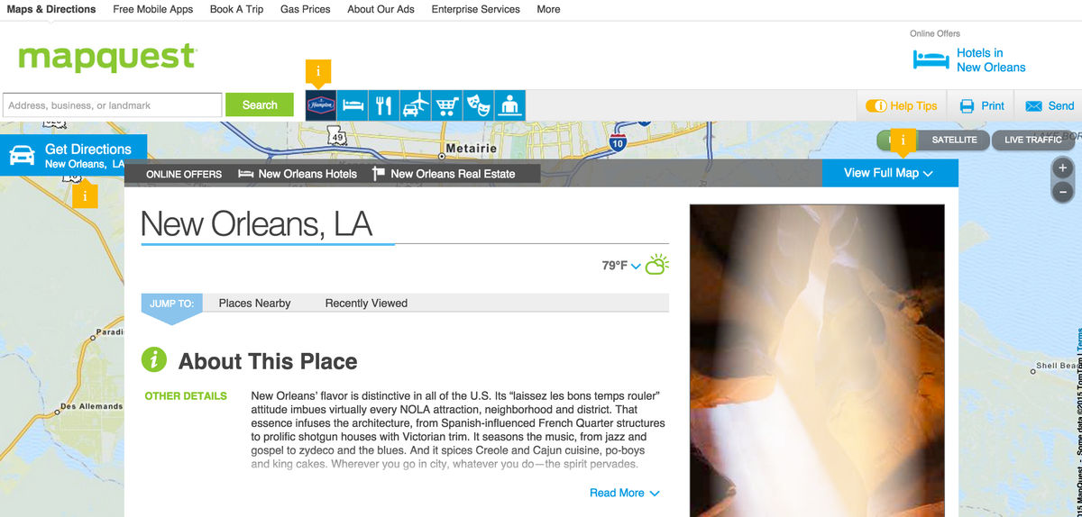Mapquest shifts gears, partners with Mapbox for its mapping UI | PhocusWire