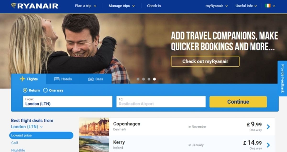 First look - Ryanair teases new website | PhocusWire