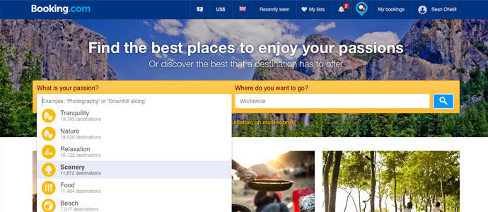Booking.com thinks its Destination Finder will inspire your next trip ...