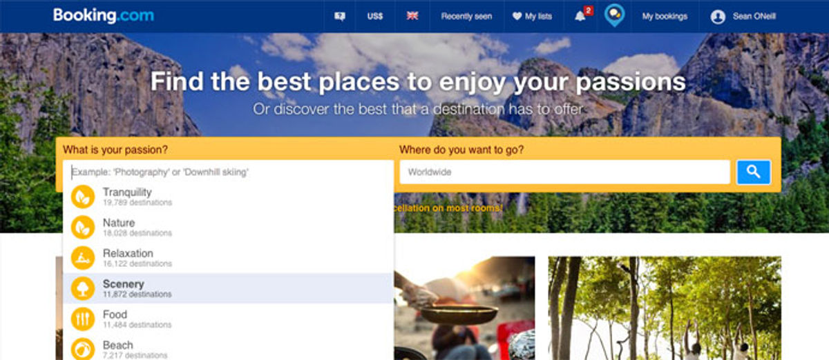 Booking.com thinks its Destination Finder will inspire your next trip ...