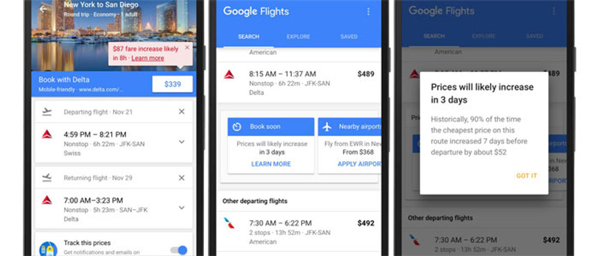 Google adds airfare forecasts and hotel loyalty marketing to metasearch ...