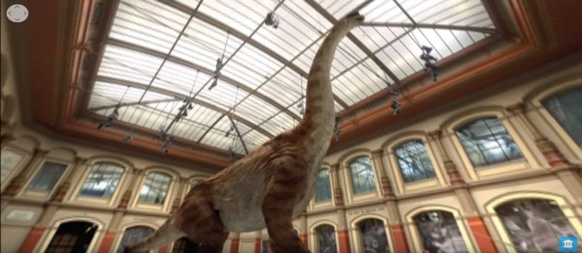 Google brings tourist attraction to life with virtual reality dinosaurs ...