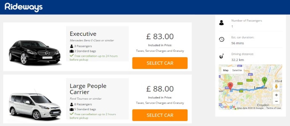 Priceline Group makes move into ground transportation with Rideways ...