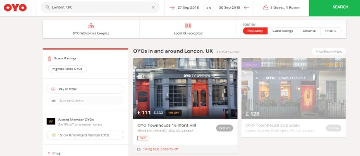 OYO launches in the UK, eyes "multi-billion-dollar" opportunity ...